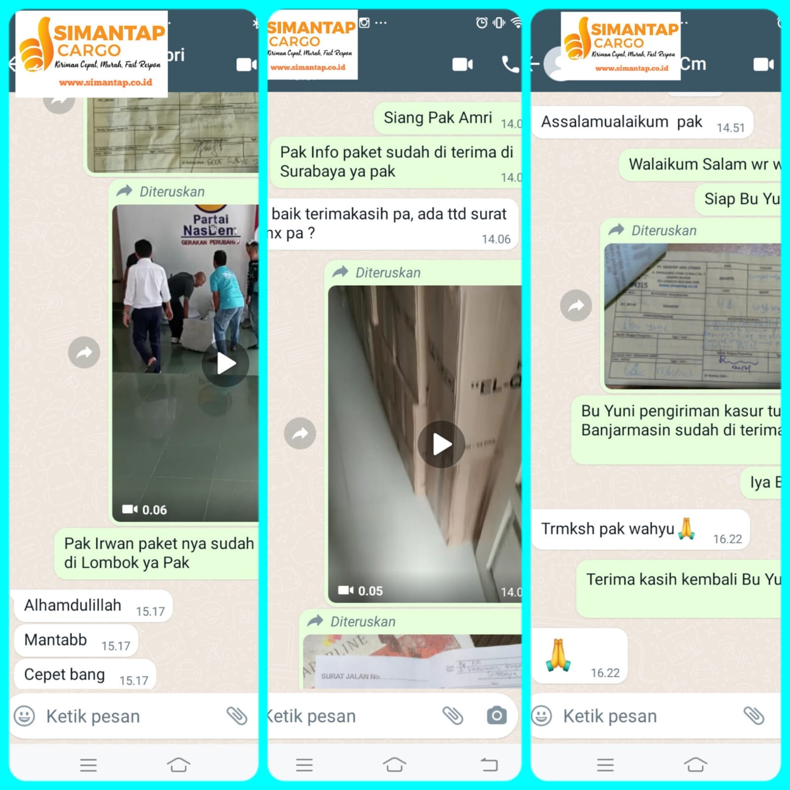 Beranda - SIMANTAP CARGO